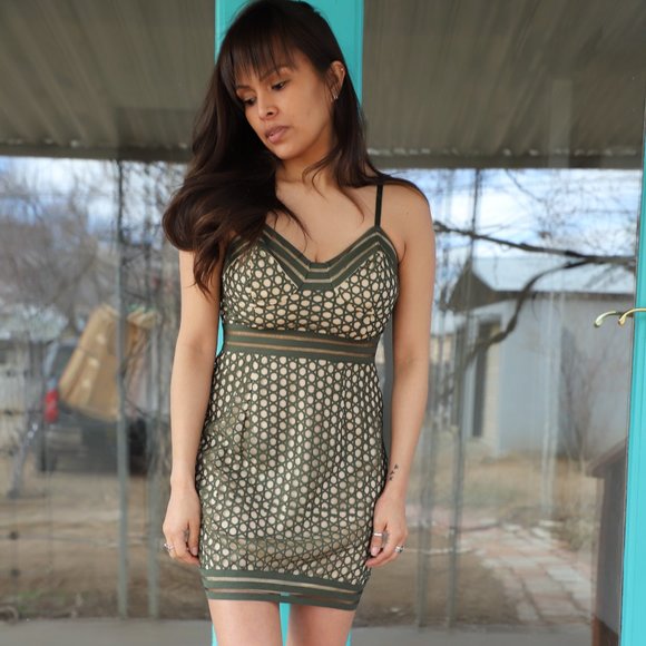 VENUS | Dresses | Netted Green Sundress | Poshmark